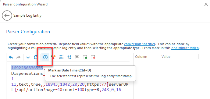 Parser Timestamp Unix Timestamp 0915